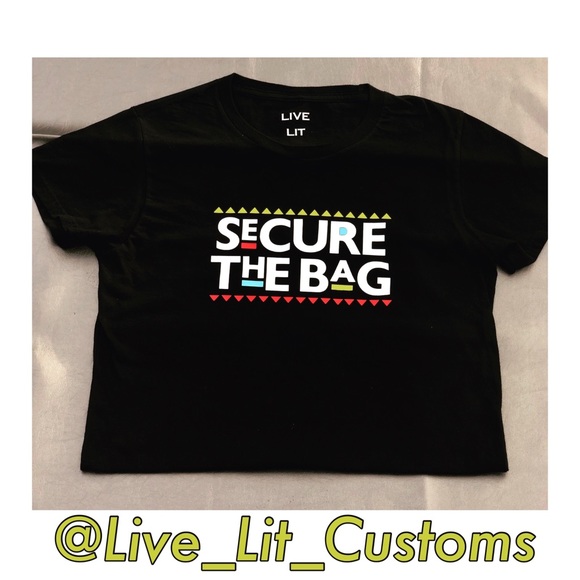 Tops | Secure The Bag Tee | Poshmark